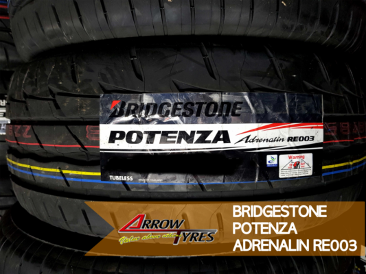 Bridgestone Potenza Adrenalin RE003 Tyres - Arrow Tyres Pte Ltd